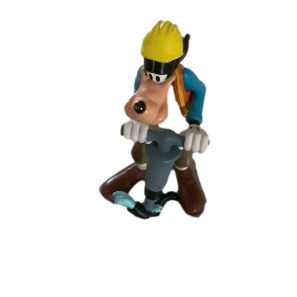 Disney | Toys | Disney Store Goofy Construction Worker With Drill Pvc ...